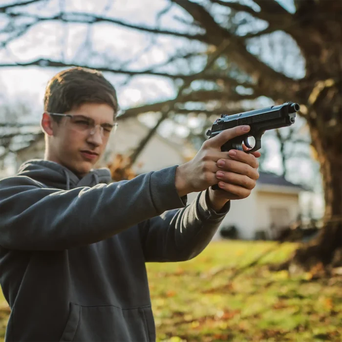 Daisy Model 340 .177 Cal BB pistol. 13-shot Speedload Clip.